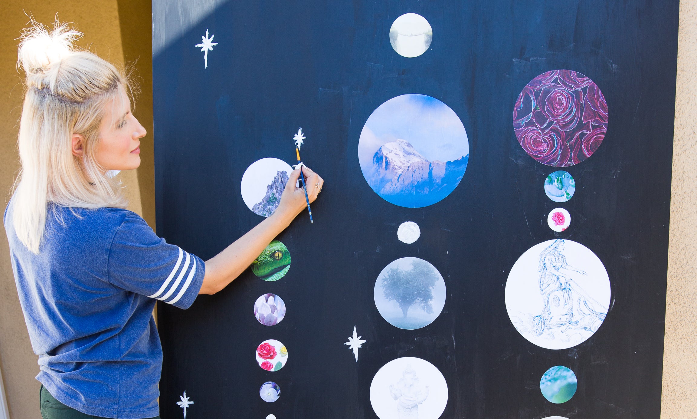 DIY Planet Collage Art – Mr. Kate