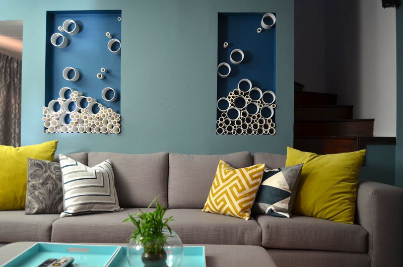 DIY PVC pipe sculptural art – Mr. Kate