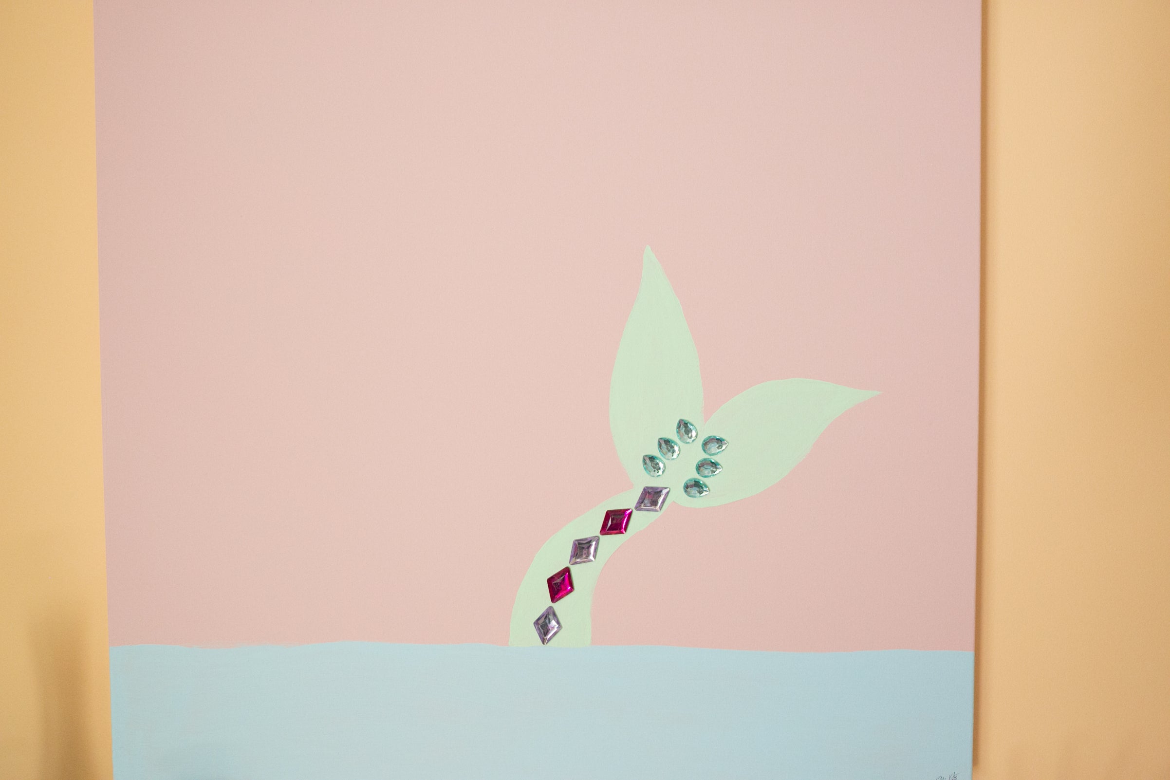 DIY Minimalist Mermaid Art – Mr. Kate