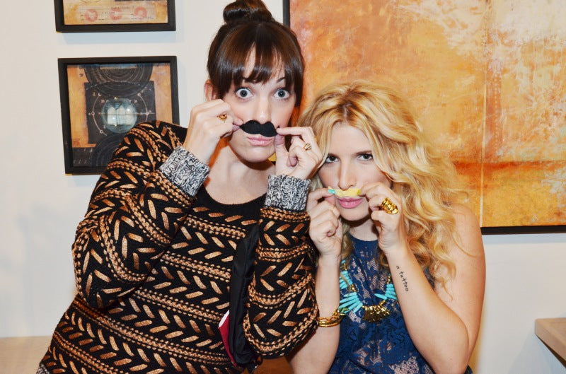 photos from the Mr. Kate collection release party