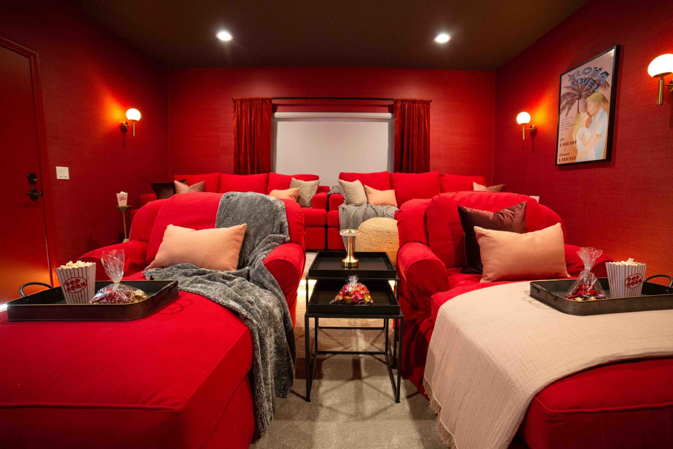 Ultimate DIY Home Movie Theater for The LaBrant Family! – Mr. Kate