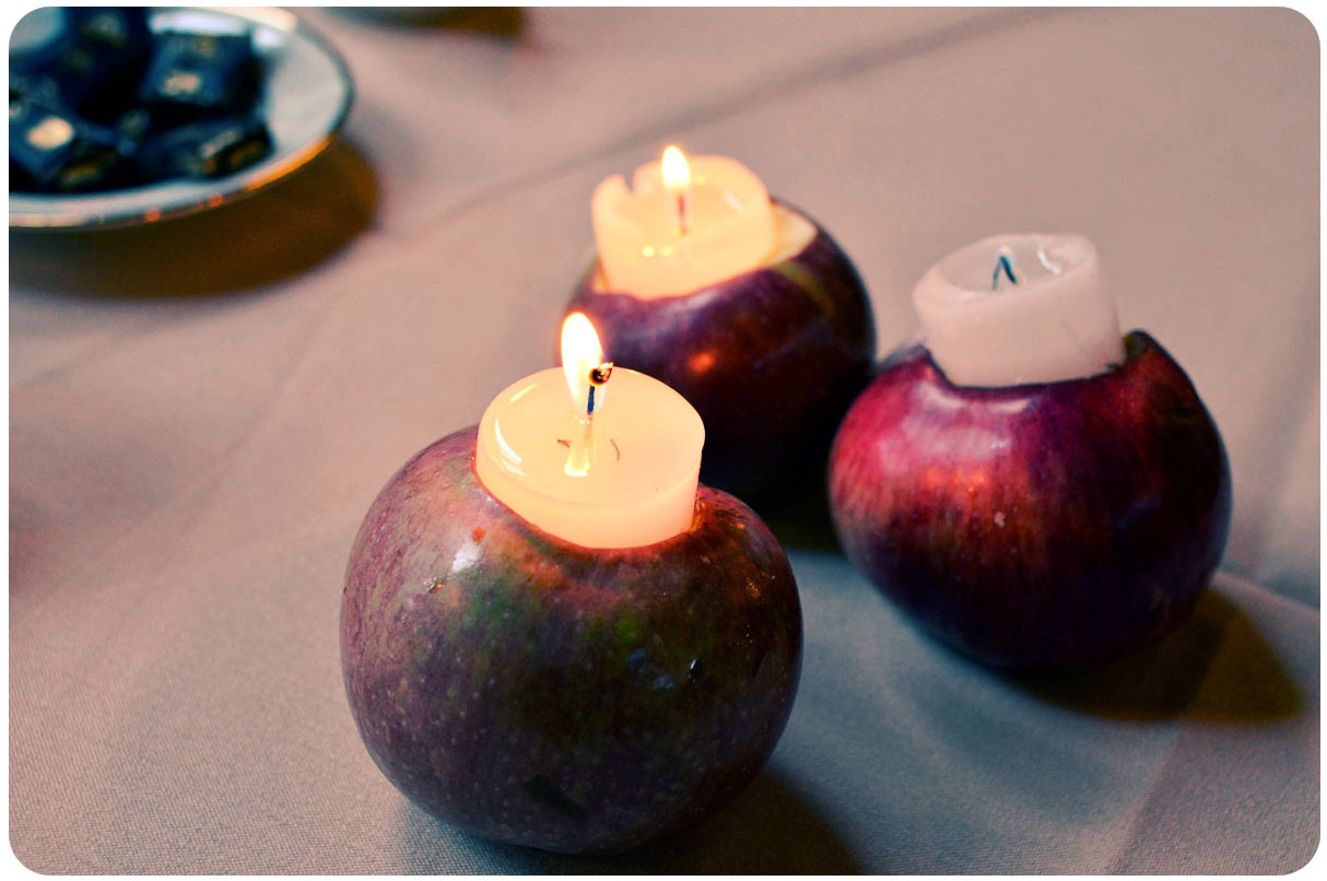 Fall/Thanksgiving DIY of the day: apple candle holder – Mr. Kate