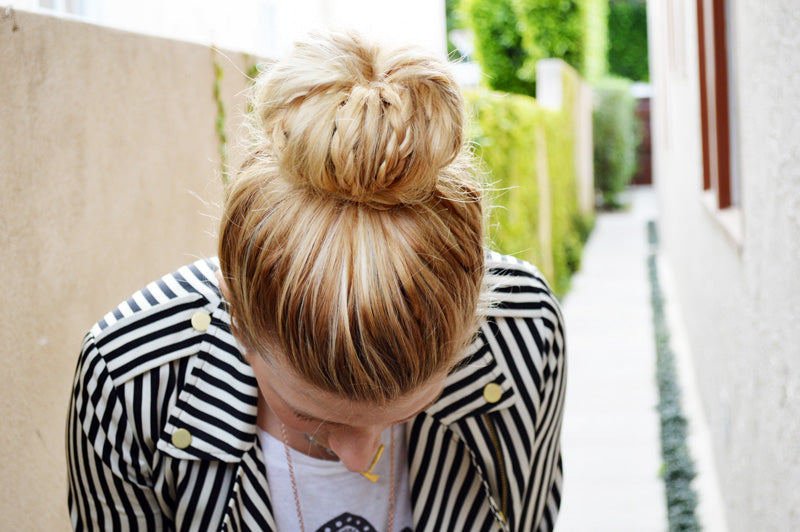 DIY braided sock bun – Mr. Kate