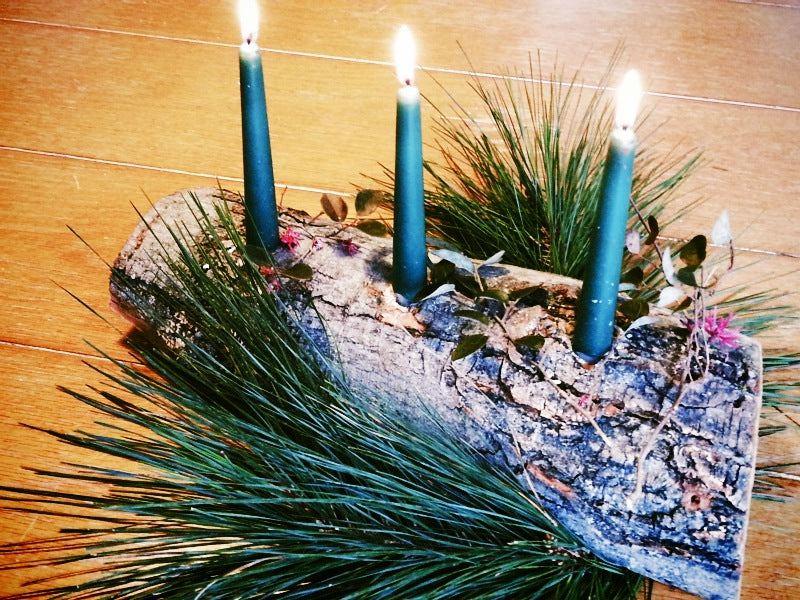 DIY wooden log candle holder – Mr. Kate