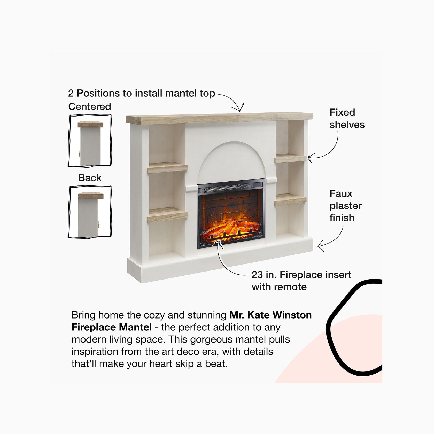 Winston Fireplace – Mr. Kate